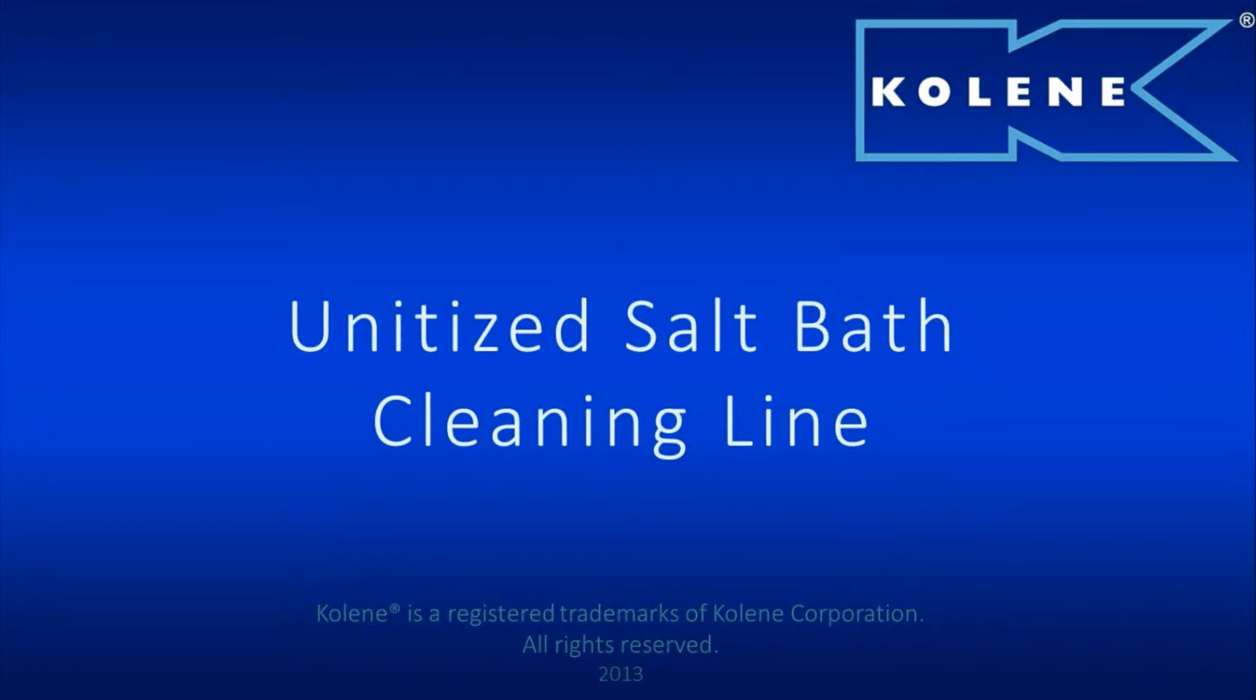 Investment – Kolene Corporation